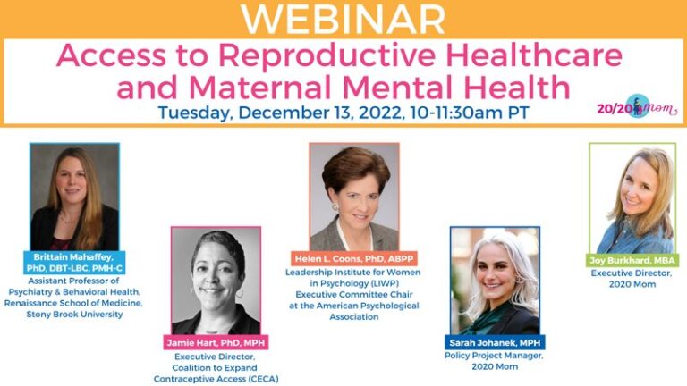 Past Webinars & Briefings - Policy Center for Maternal Mental Health